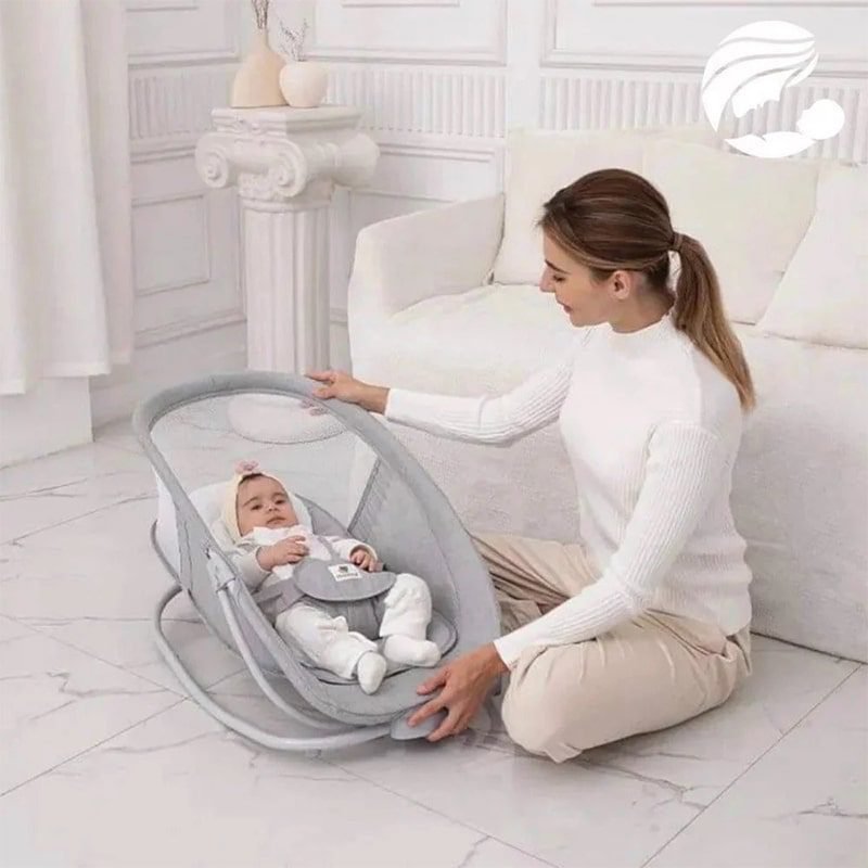 Balançoire électrique pour bébé 4en1 – Mastela | GoBébé.ma