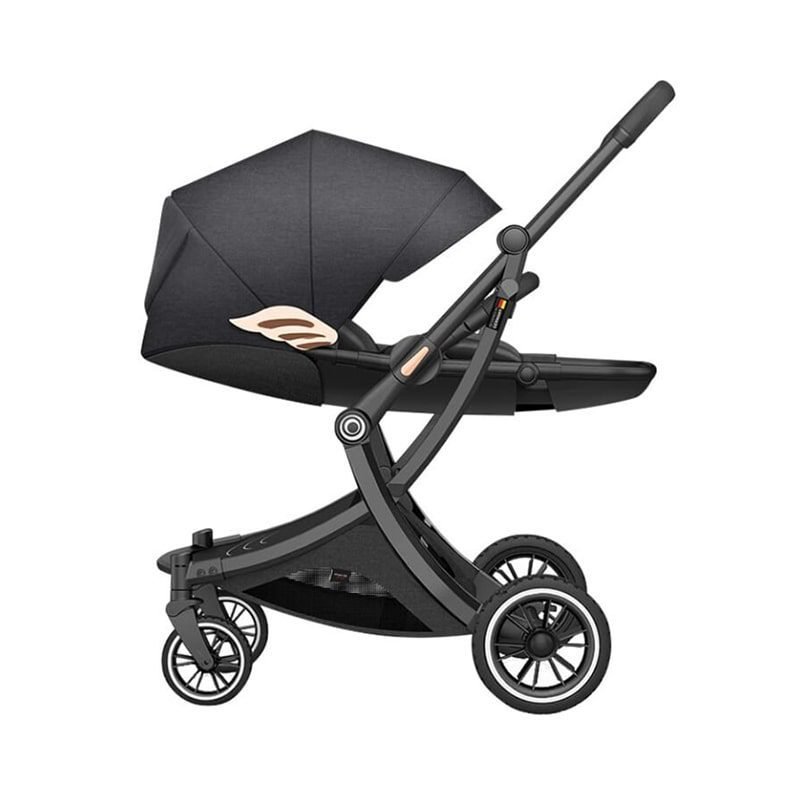 Poussette réversible design coquille d'œuf confortable | GoBébé.ma