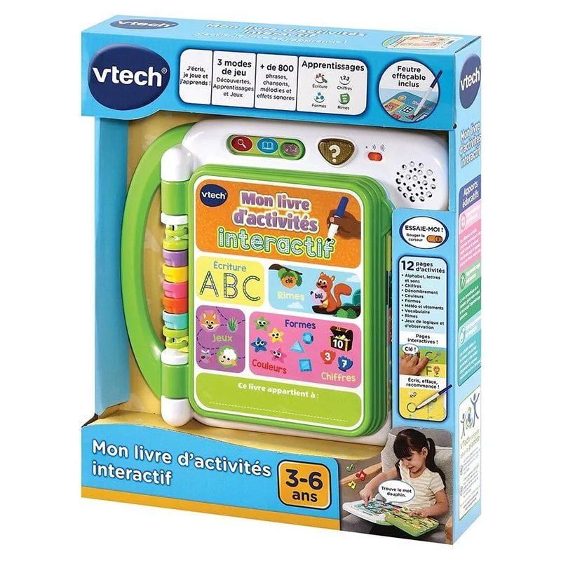 Mon livre d’activités interactif – Vtech | GoBébé.ma