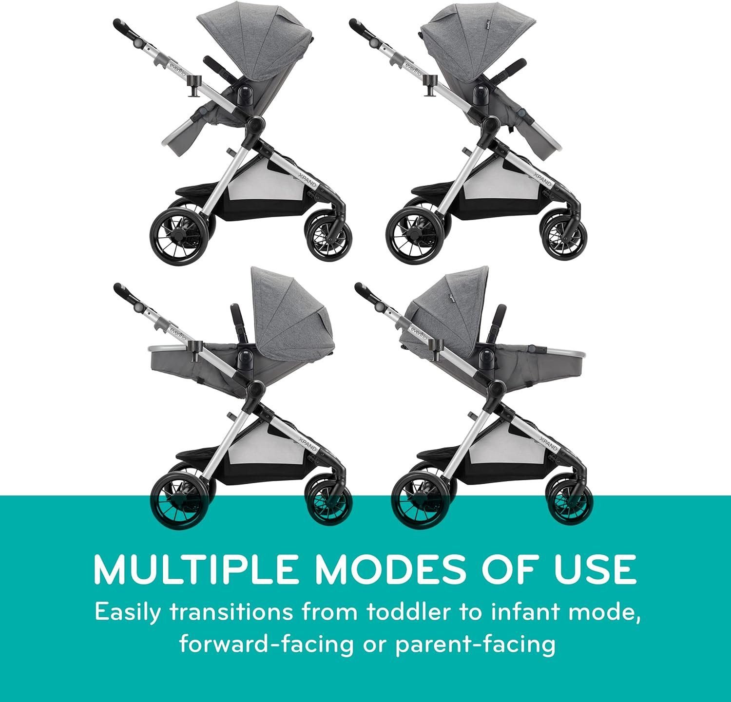 Pivot xpand poussette modulaire - Evenflo Au Meilleur Prix au Maroc ...